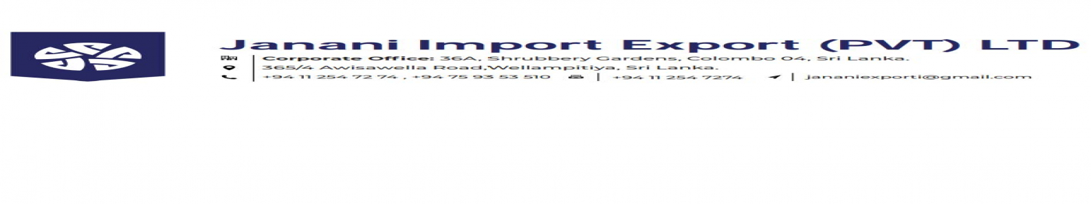 JANANI IMPORT EXPORT PVT LTD - EDB Sri Lanka